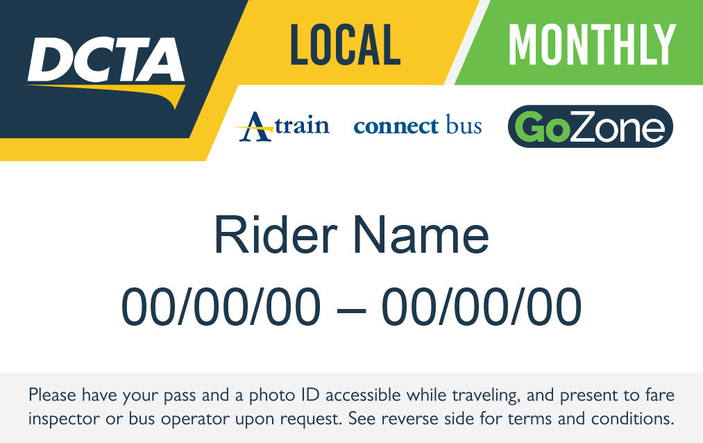 LOCAL PASSES – DCTA Website
